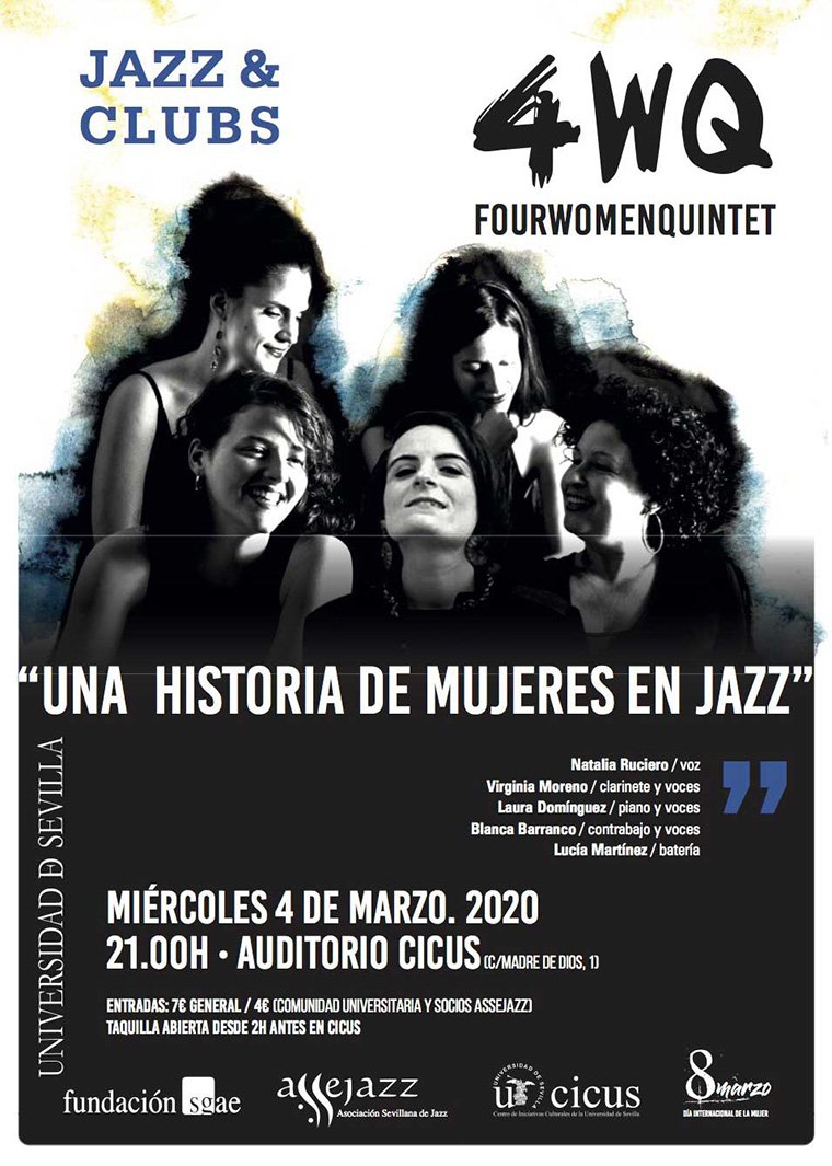 JAZZ & CLUB -Una historia de Mujeres en Jazz. Concierto de 4 Women ...
