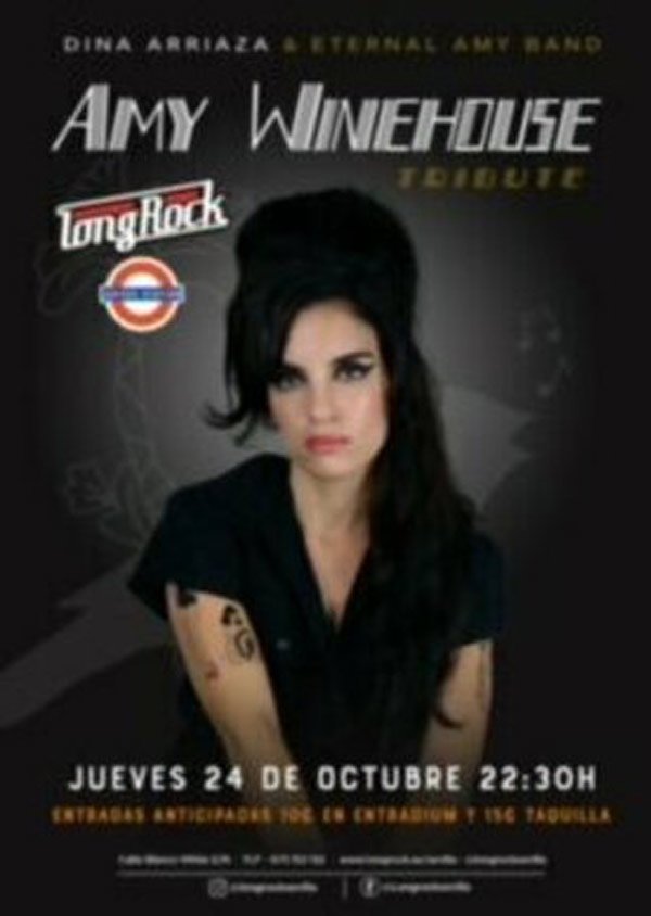 Tributo a Amy Winehouse. Concierto de Dina Arriaza & Eternal Amy Band ...